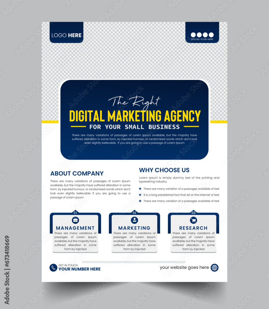 modern advertisement Flyer collection, set of flyer template, brochure ...