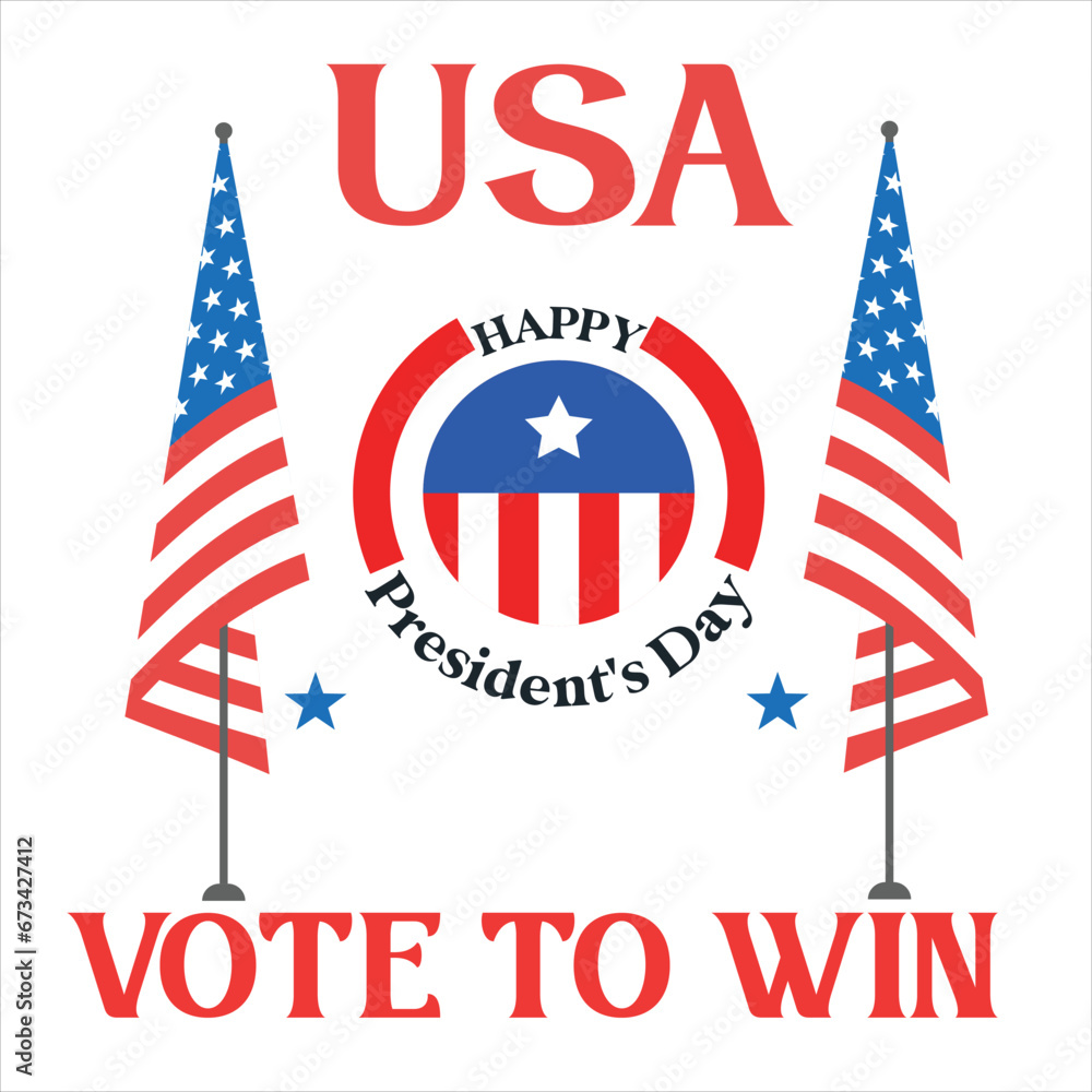 Vetor de Vote to win Election 2023 banner design USA General Election ...