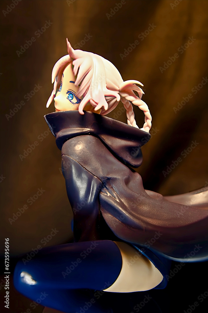 OSAKA,JAPAN - NOV 3, 2023: Figure of the character "NAZUNA NANAKUSA ...