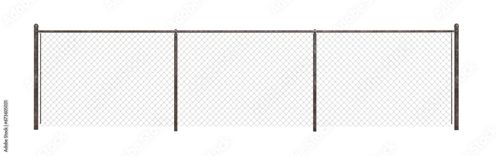 Chain link fence. Metal Wire Fence. Wire grid construction on ...