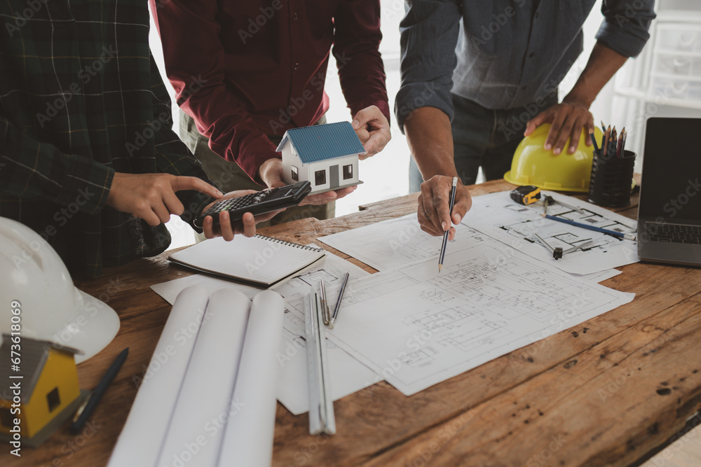 Architects and engineers work together to come up with solutions to ...