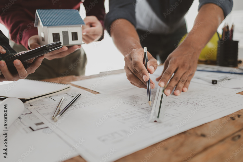 Architects and engineers work together to come up with solutions to ...