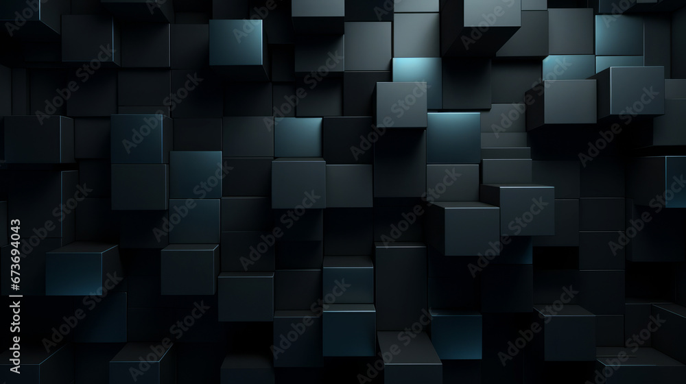 Abstract dark gemoetric blocks as modern background design Stock ...