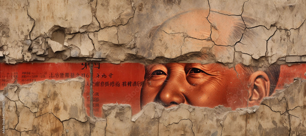 The concept of the Chinese economic crisis and recession tied to the ...