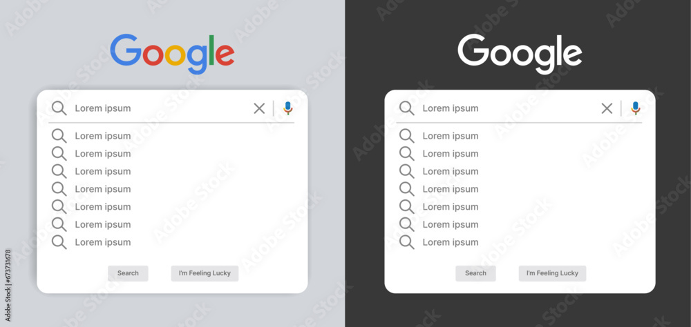 Google Search Bar, Internet Online Browser Page, Technology Template ...