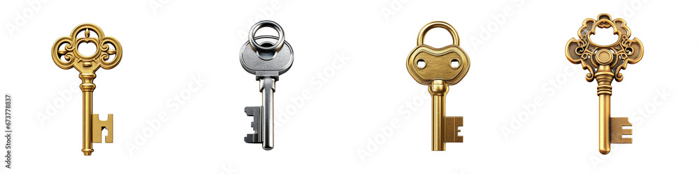 Key clipart collection, vector, icons isolated on transparent ...