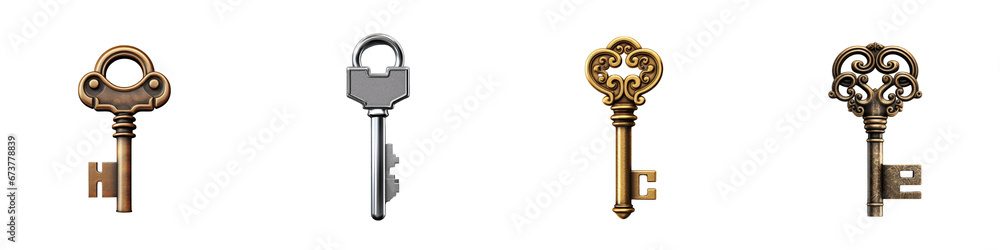 Key clipart collection, vector, icons isolated on transparent ...