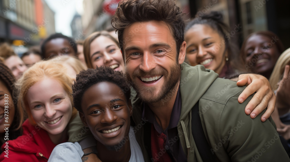 Celebrity Hug: A famous personality hugging a fan, showcasing the human ...