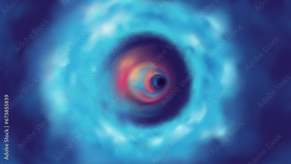Wormhole background. Vector illustration eps10. Spiral hyperspace ...