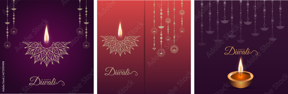 Happy Diwali Social Media Post for Advertisement, Status Wishes, Banner ...