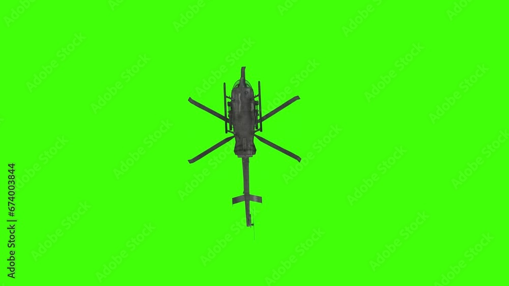 Video Stock MD Helicopters MD 600 Realistic 3D flying with low angle ...