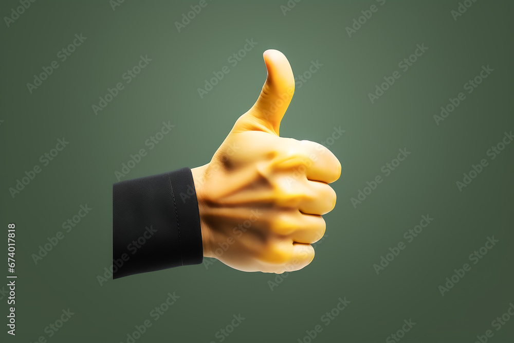 Daumen hoch KI Stock Illustration | Adobe Stock
