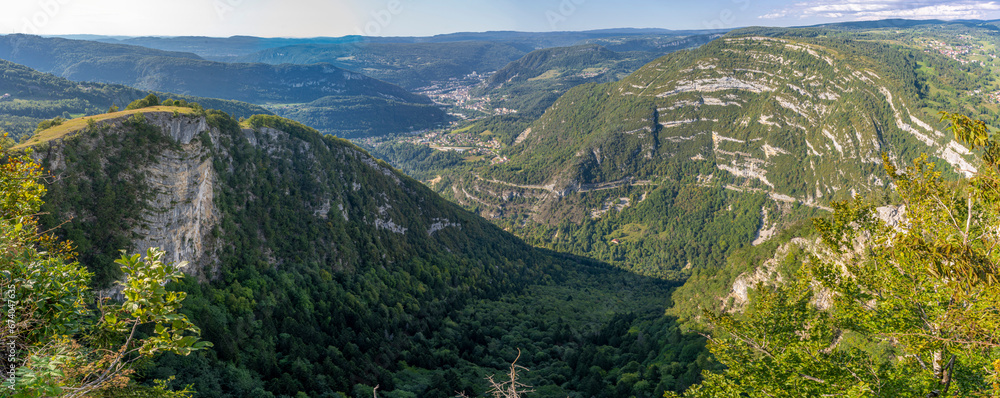 Belvedere La Roche Blanche, France - 09 02 2021: White Rock Belvedere ...
