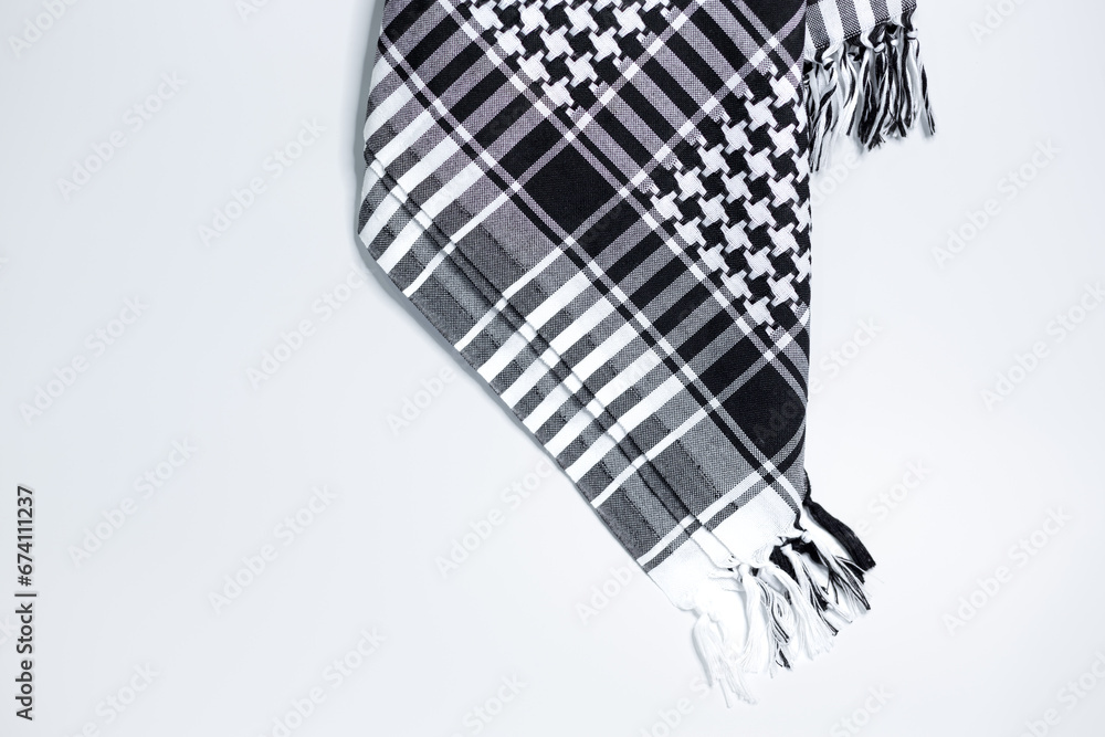 Keffiyeh, hatah, hijab, kandura or pushi, head covering commonly used ...
