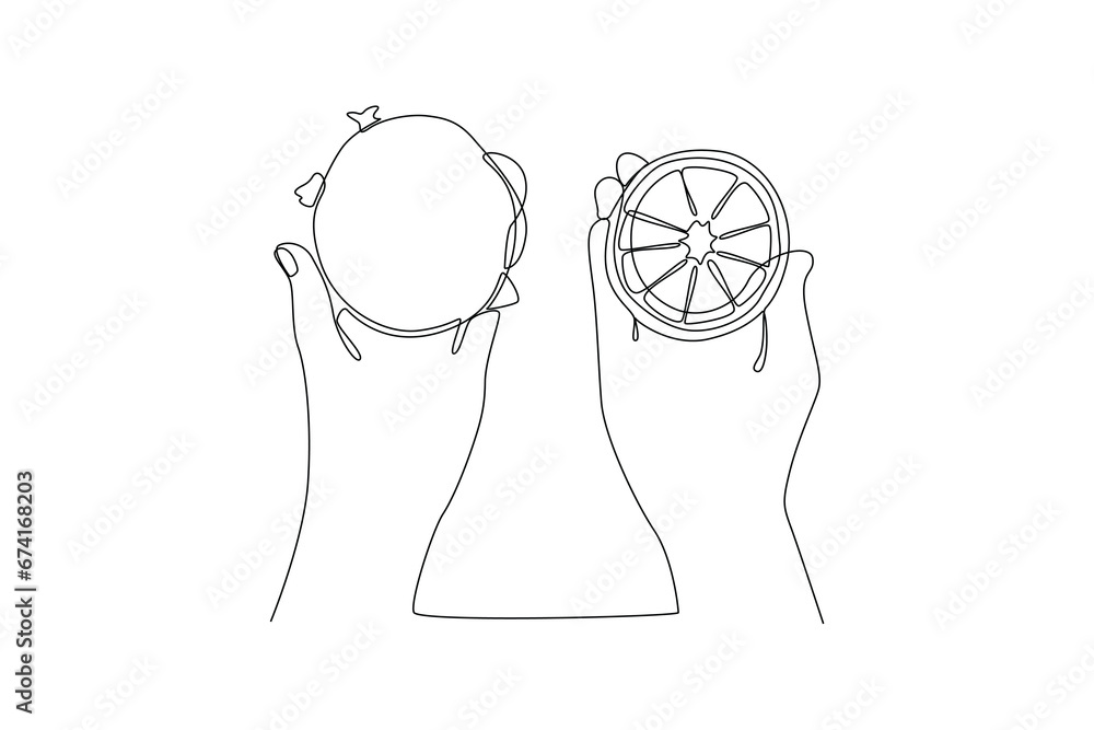 Continuous one line drawing Healthy vs unhealthy food. food nutrition ...