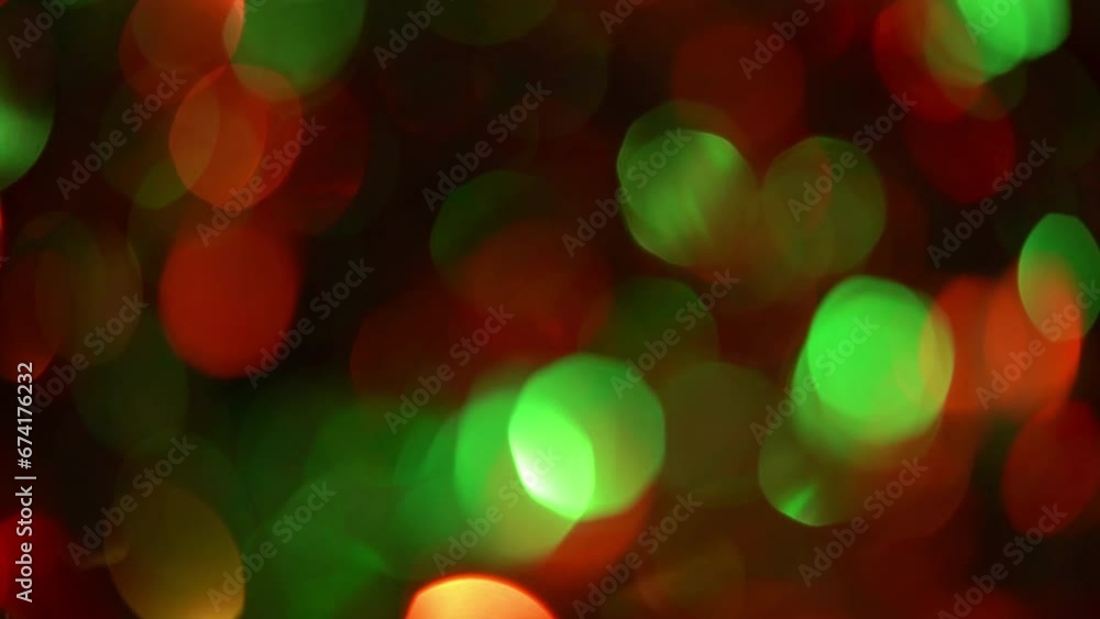 Christmas Bokeh Flicker And Fade Diagonally. Christmas abstract ...