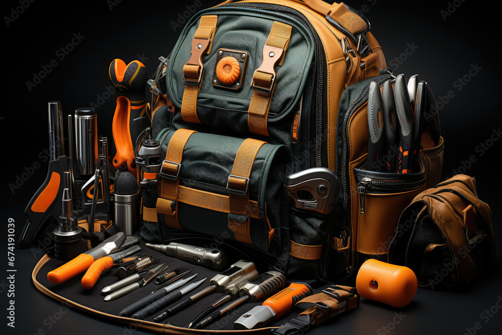 A toolset, portraying the practicality and usefulness of tools as ...