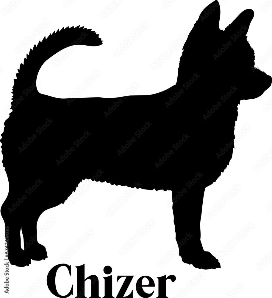 Chizer. Dog silhouette dog breeds logo dog monogram logo dog face ...