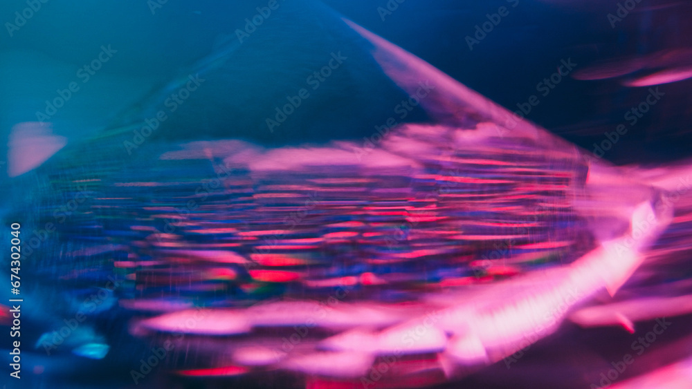 Crystal background. Stone refraction. Diamond shine. Colorful rainbow ...