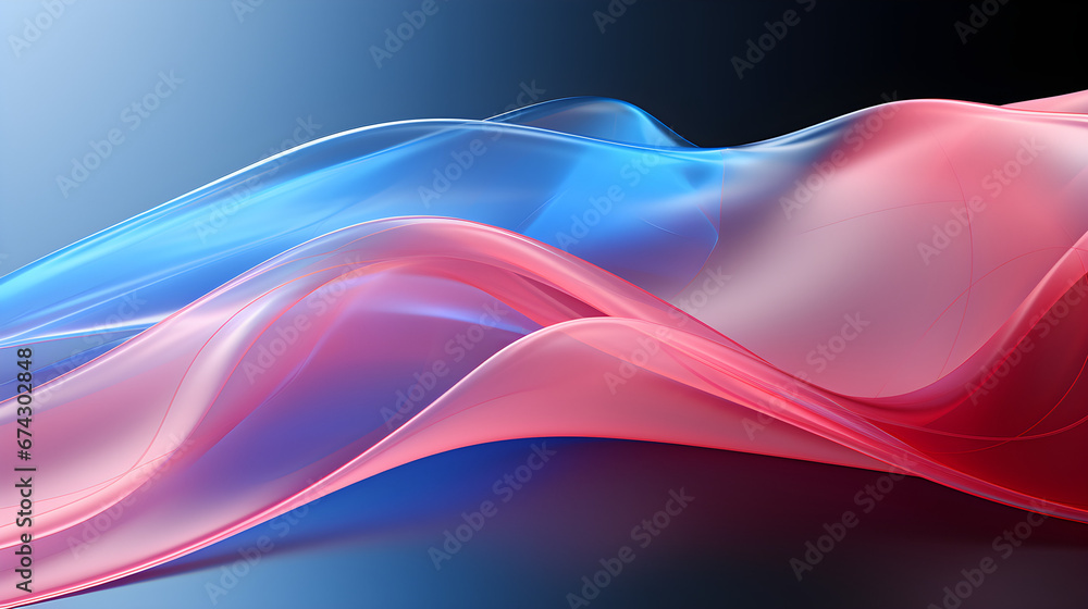 digital fantasy abstract graphic poster with a pink and blue color ...