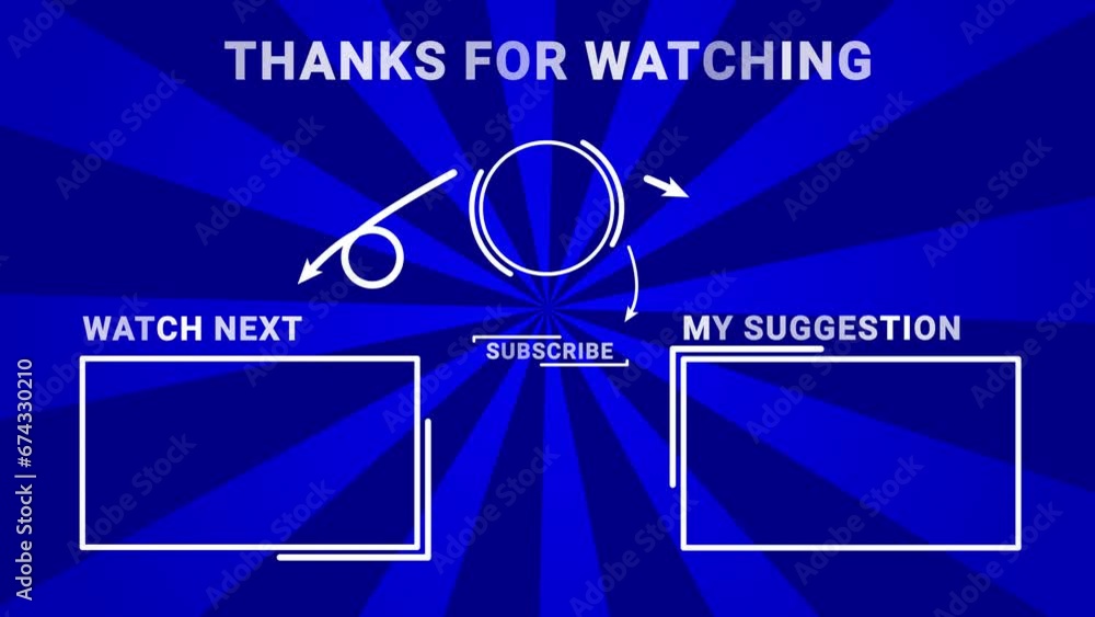 outro end screen video next video my suggestion green screen animation ...