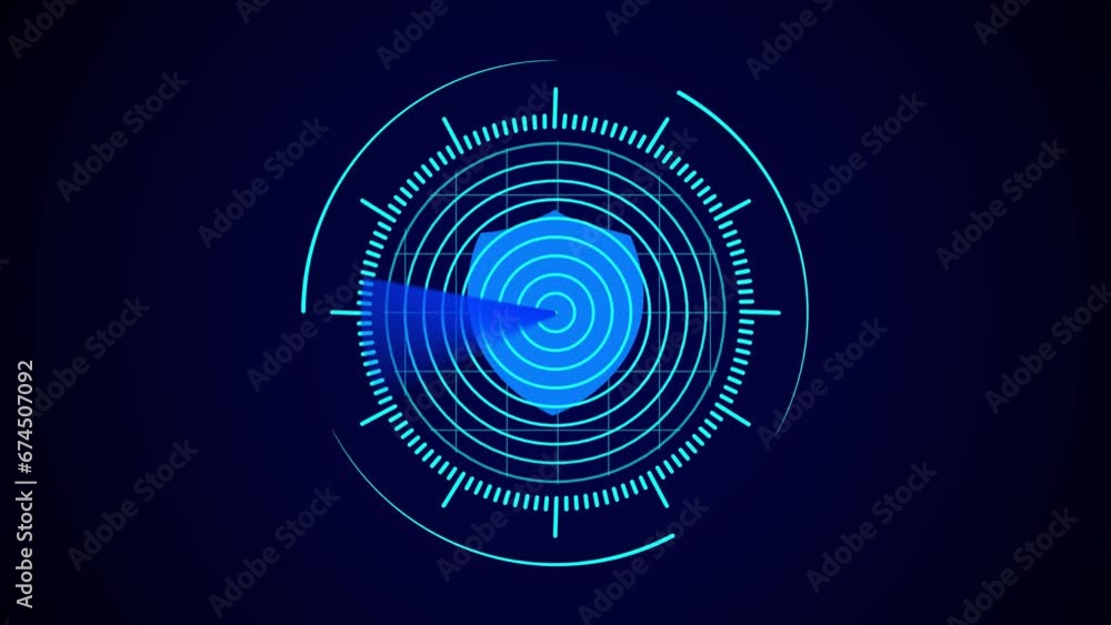 Light blue Motion graphic of futuristic Analysis process. futuristic ...