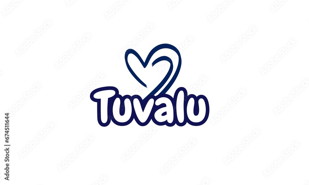 Tuvalu's flag boasts a heart shape within the Southern Cross ...