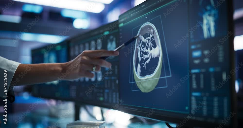 Modern Cancer Research Medical Center: Anonymous Doctor Pointing At ...