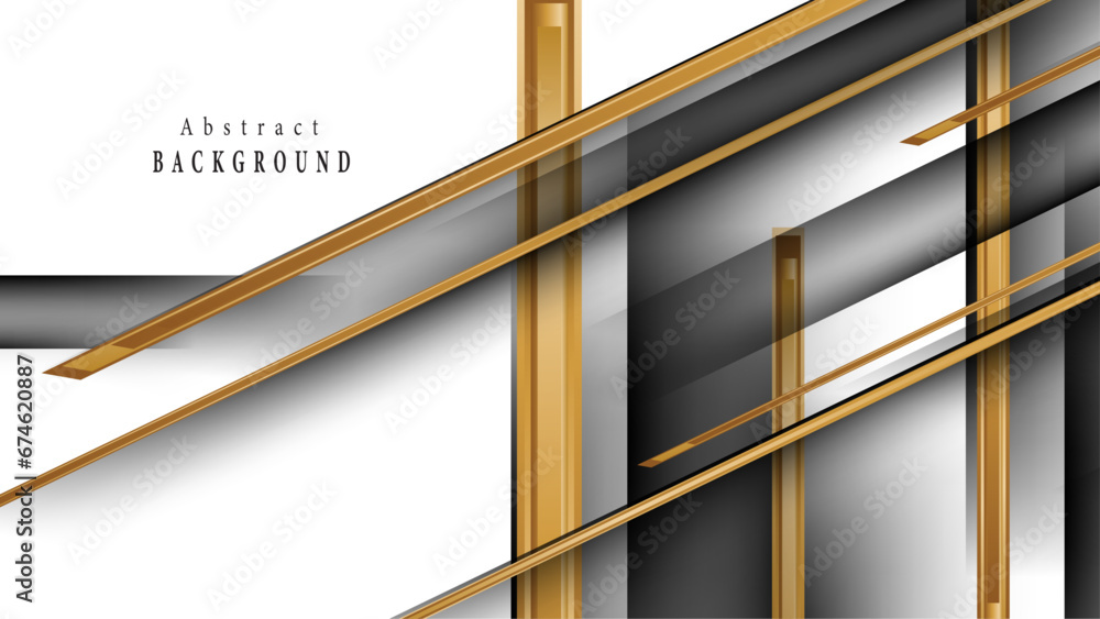 Vector abstract art with golden brown, 3d stripe line pattern, texture ...