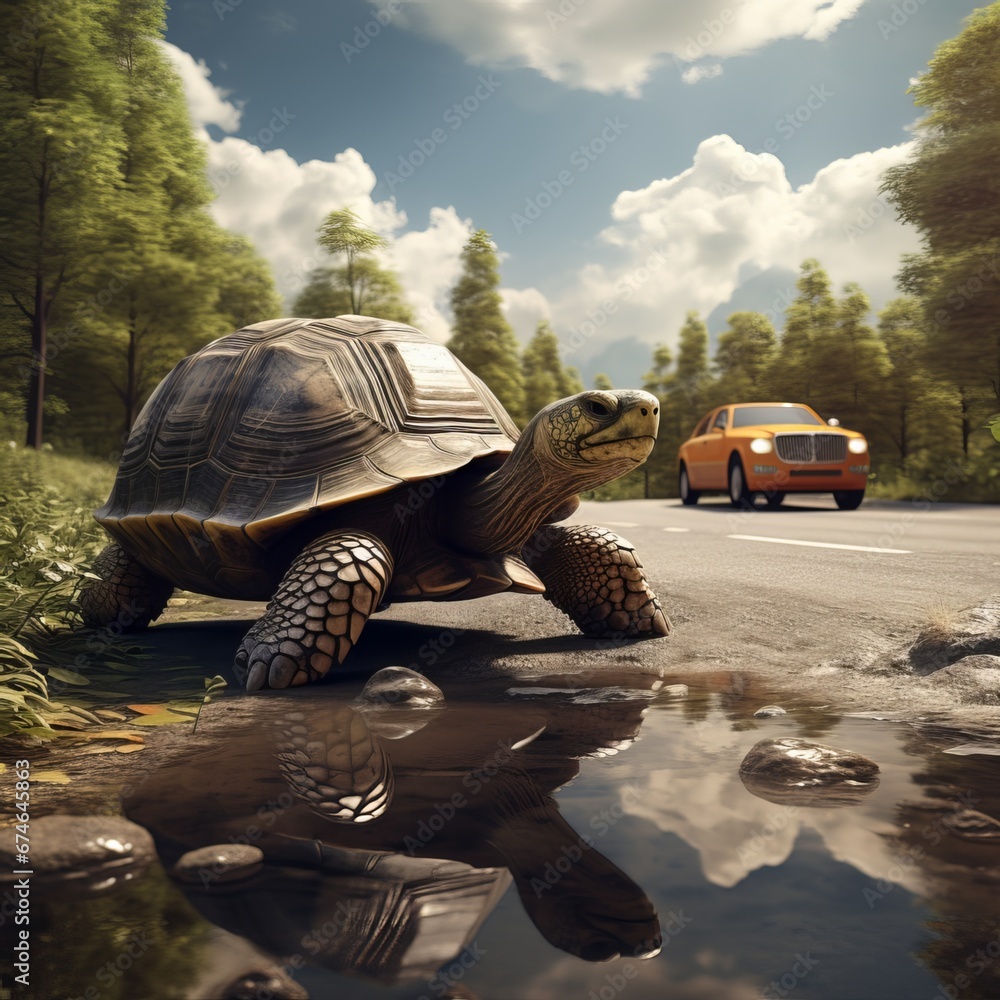 Graceful Tortoises: Captivating Images of the Ancient Reptiles Stock ...