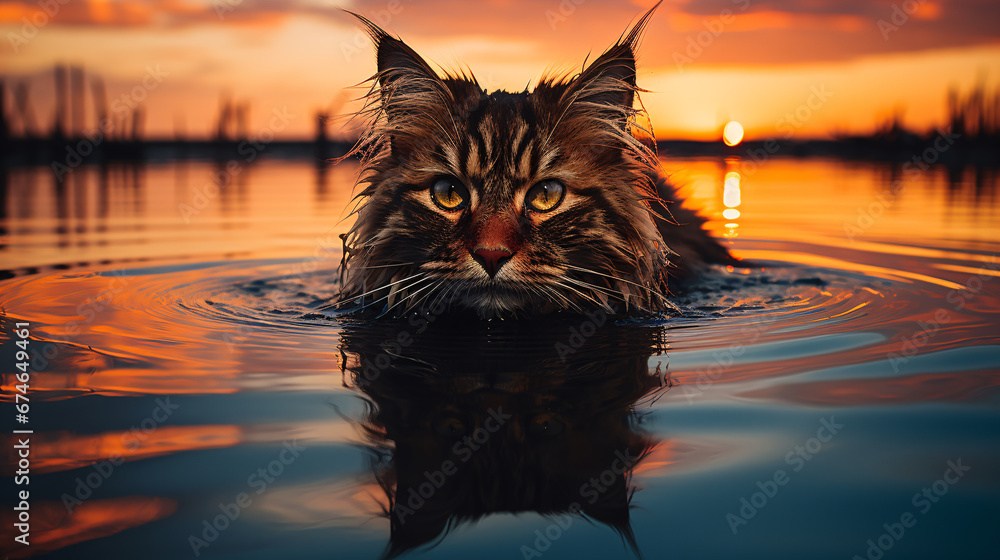 Detailing Cat Elegance: An Immersive Exploration into the Rich Tapestry ...