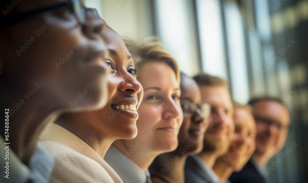 Beautiful Race and Ethnicity Diversity at Work. People from different ...
