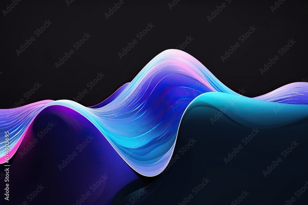 Windows 11 abstract waves background Stock Illustration | Adobe Stock