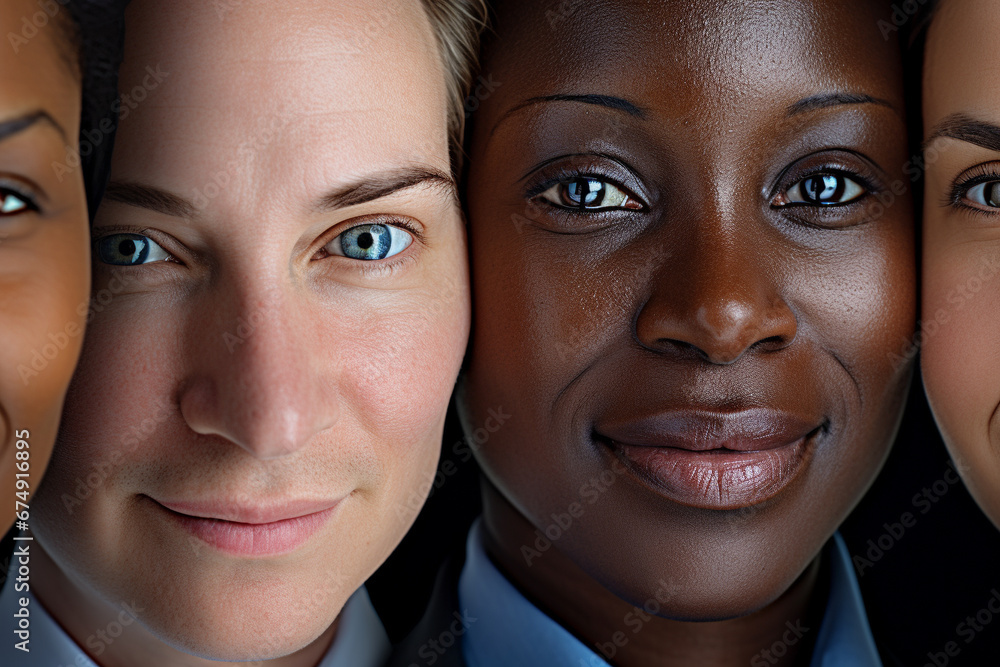 Hermosa diversidad de razas y etnias en el trabajo. Personas de ...