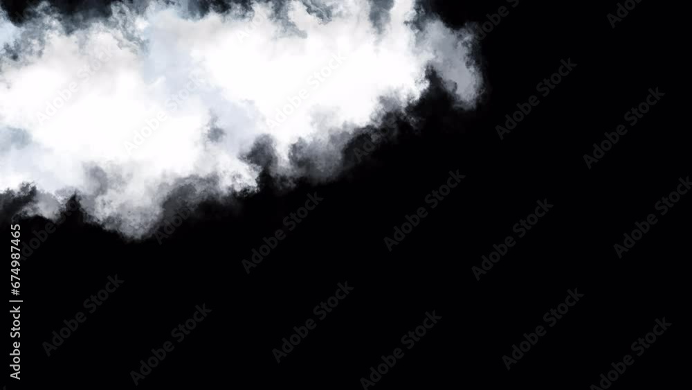 4K.alpha channel render fly through the realistic procedural massive ...