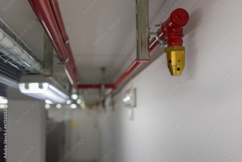 Clean agent fire suppression system used in data centers, backup ...