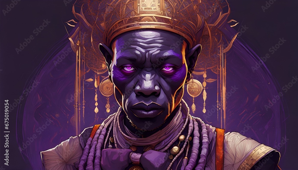 Artistic African Witch Doctor Shaman Traditional Elder ~ Created with ...