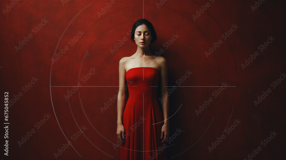 An illustration depicting meditation to find the center of the solar ...