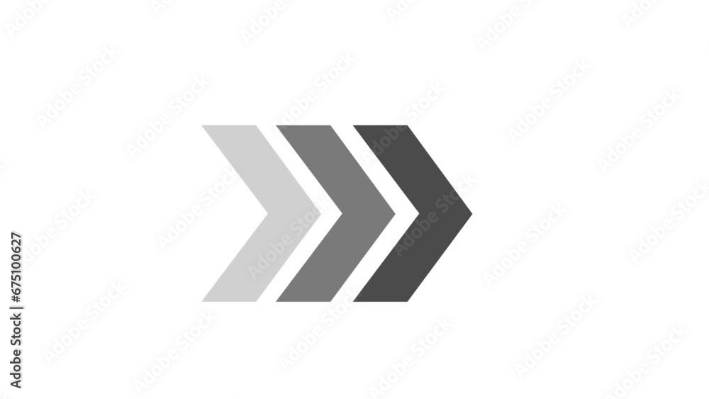 abstract colorful arrow loading animation background. Direction arrow ...