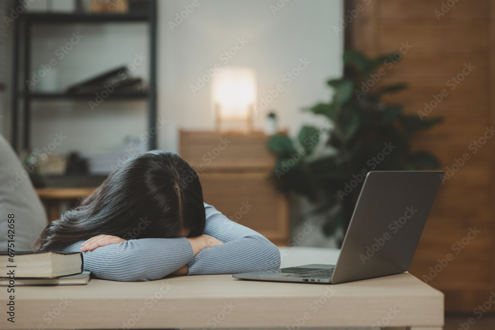 Taking a nap in the living room, Sleeping in the house in the living ...