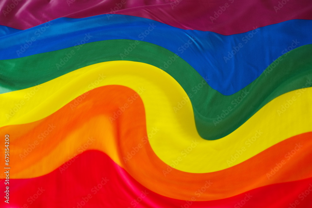 The rainbow flag or pride flag is a symbol of LGBT pride and LGBT ...