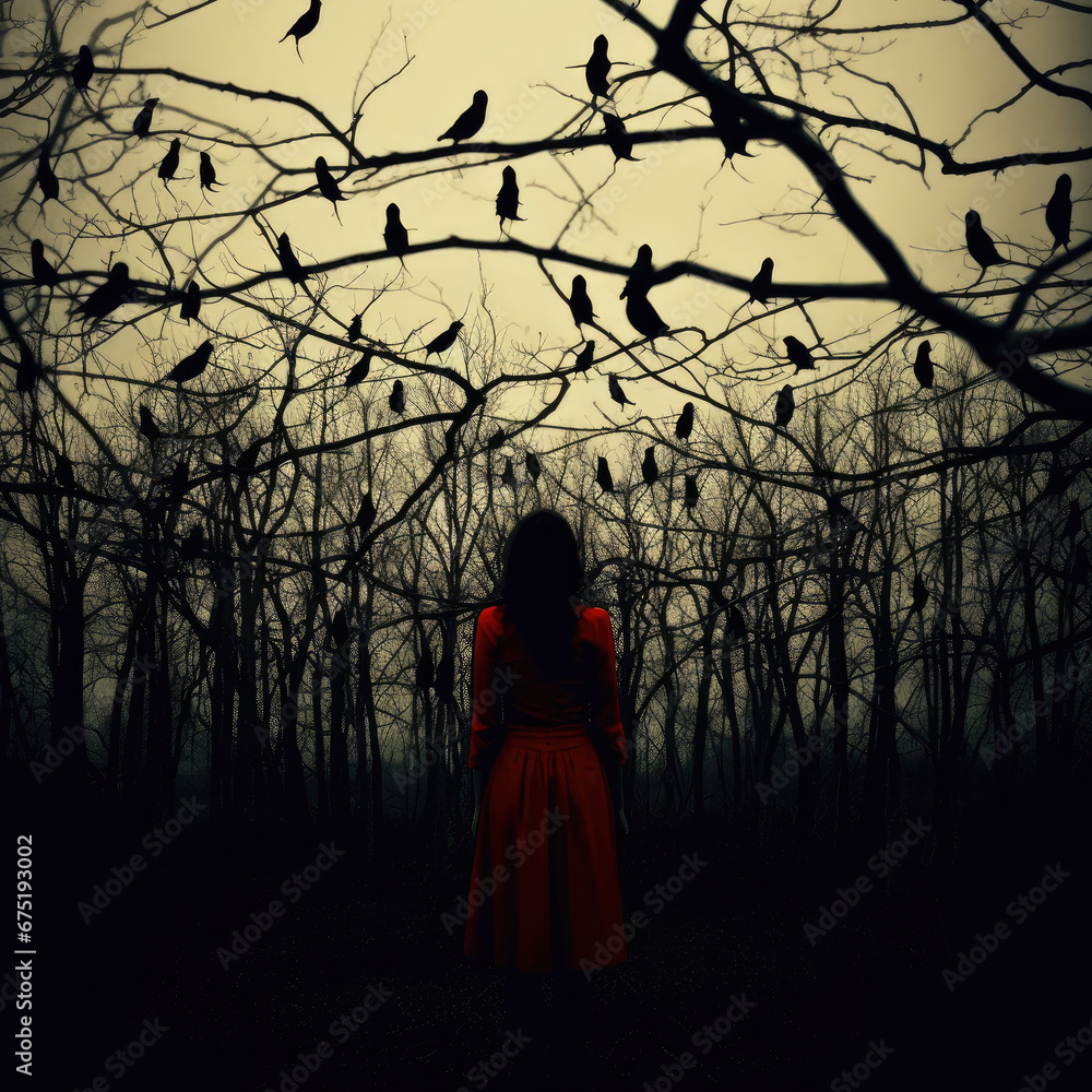 Creepy Birds Weirdcore Dada Surreal Lofi Album Cover Art - Minimal ...