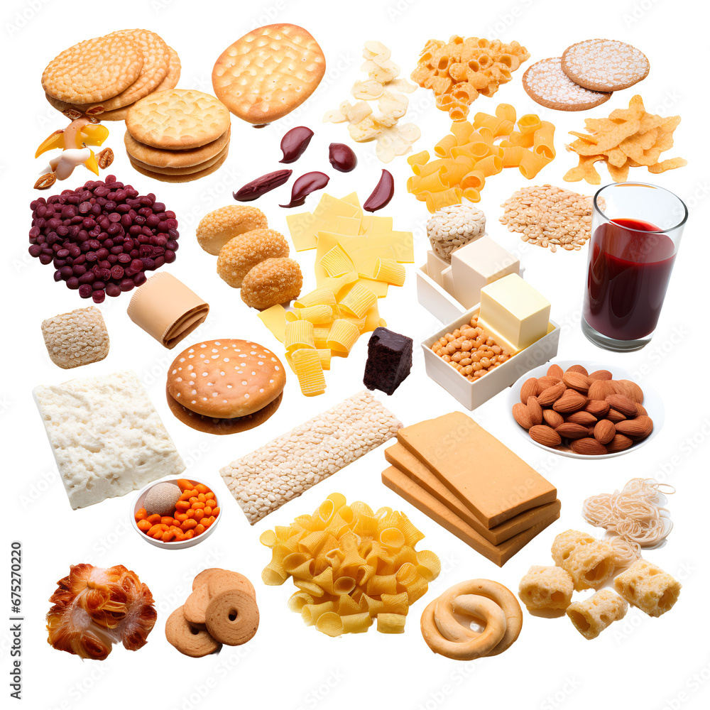 5 food groups on transparent background PNG. The 5 food groups will ...