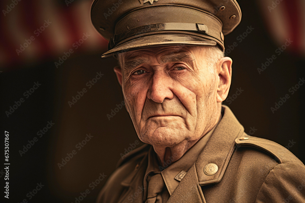 WWII Veteran's Legacy. A Close-Up Portrait of a Proud World War II ...