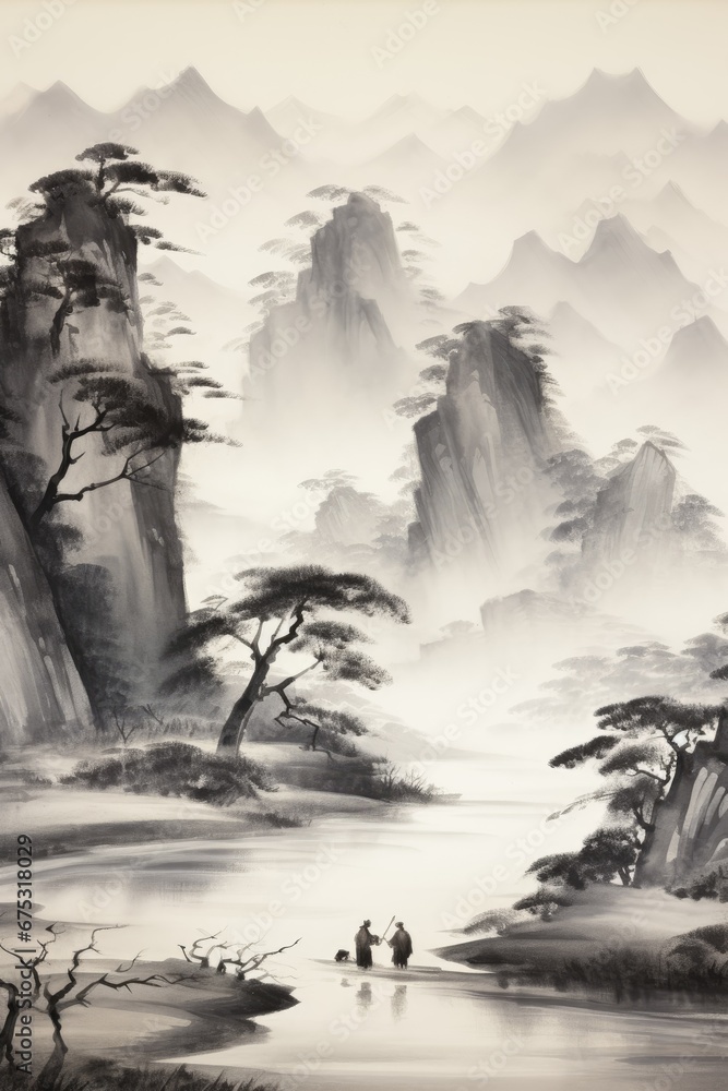 beauty of South Korean landscapes through traditional Chinese and ...