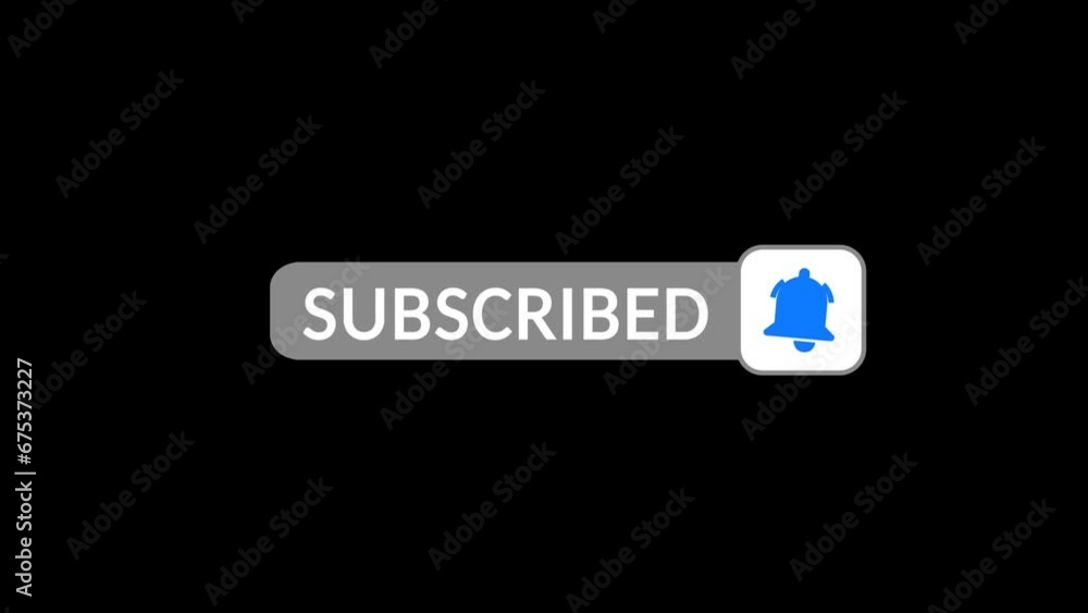 Subscribe and Reminder Button Animation. Animated subscribe button for ...