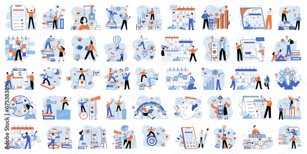 Self development. Vector illustration. The self development metaphor ...