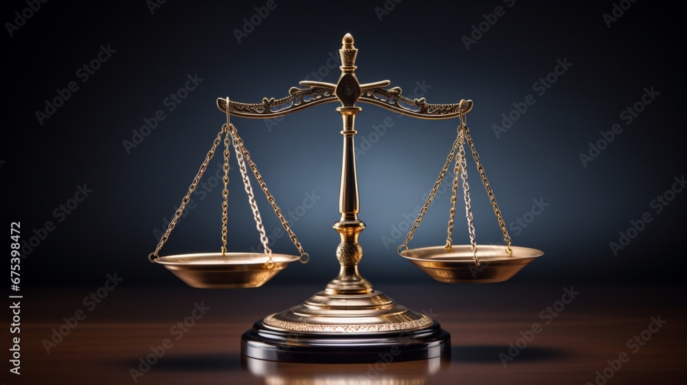 scale of justice, isolated on a transparent background, with a soft ...