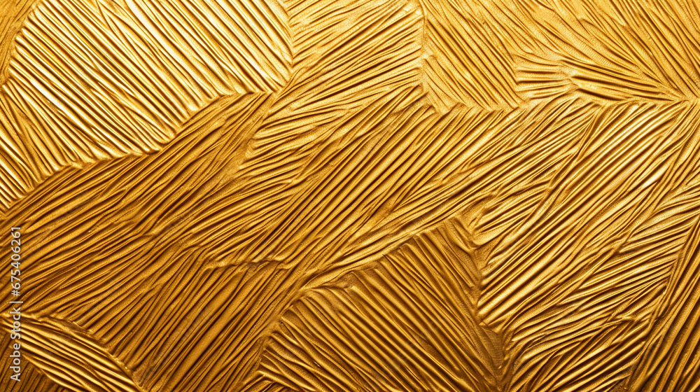 Gold foil graphic illustration with abstract embossed lines. Gold foil ...