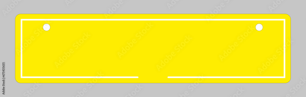 Vecteur Stock License plate of the USA Vehicle registration plates ...